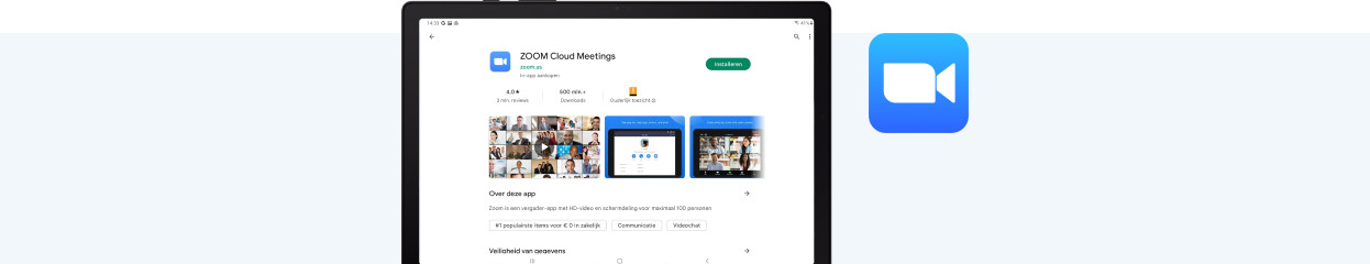 Hoe werkt Zoom op je Android tablet? - Coolblue - alles voor een glimlach