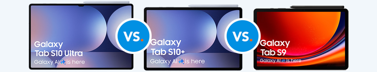 Vergelijk de Samsung Galaxy Tab S9, Tab S10 Plus en Tab S10 Ultra ...