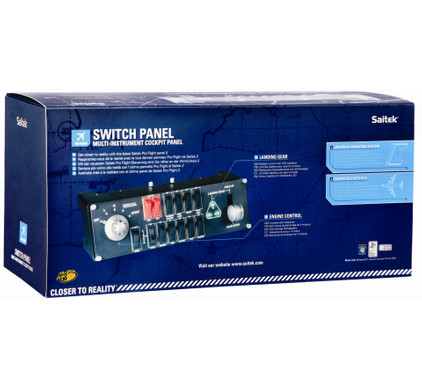 Saitek Flight Simulation Pro Flight Switch Panel PC - Coolblue - Voor ...