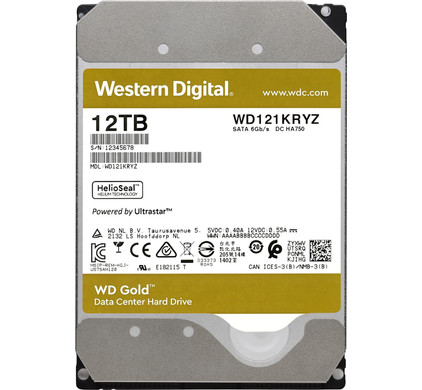 WD Gold WD121KRYZ 12TB - Coolblue - Voor 23.59u, morgen in huis