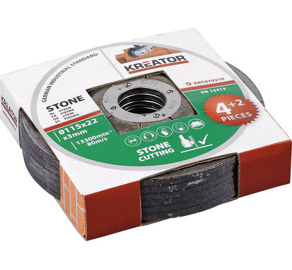 Kreator Slijpschijf Steen 115 mm 6 stuks - Coolblue - Voor 23.59u ...