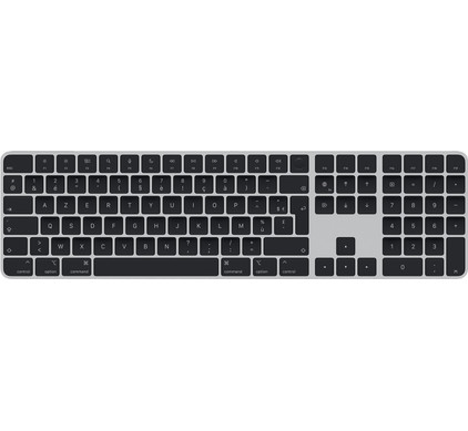 Apple Magic Keyboard met numeriek toetsenblok en Touch ID AZERTY Zwart ...
