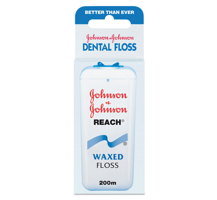 Johnson and Johnson Tandzijde Dental Floss Wax 200m - Coolblue - Voor ...