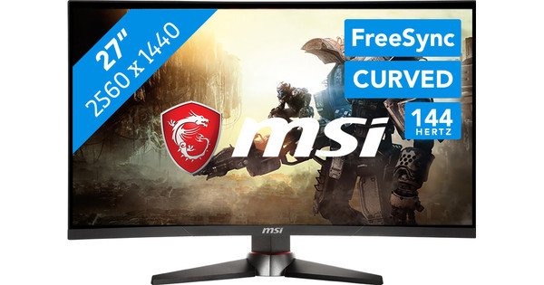 MSI Optix MAG27CQ - Coolblue - Voor 23.59u, morgen in huis
