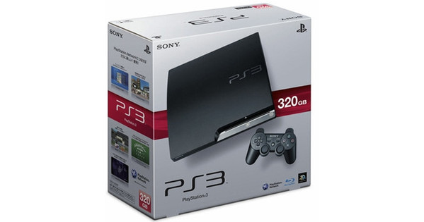 Sony PlayStation 3 Slim 320 GB - Coolblue - Voor 23.59u, morgen in huis