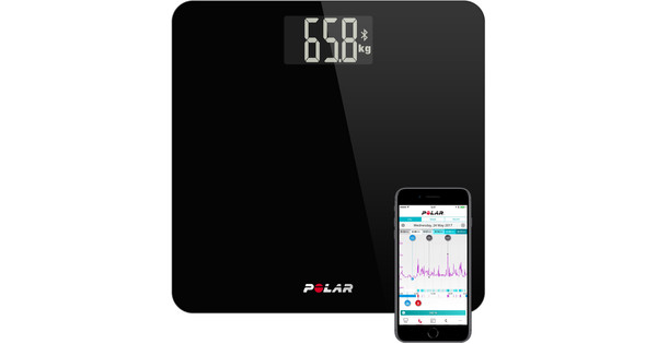 Polar Balance Scale Noir - Coolblue - avant 23:59, demain chez vous