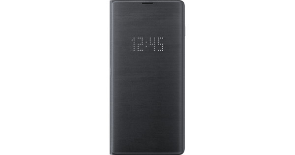 Samsung Galaxy S10 Plus LED View Cover Book Case Zwart - Coolblue ...