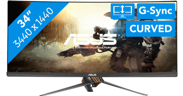 Asus ROG Swift PG348Q - Coolblue - Voor 23.59u, morgen in huis