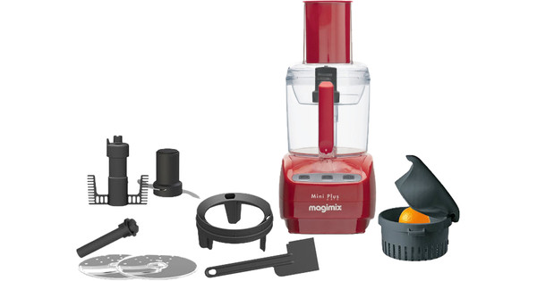 Magimix Le Mini Plus Red - Coolblue - Before 23:59, delivered tomorrow