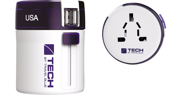Travel Blue Twist & Slide Adapter Dual USB - Europa - Coolblue - Voor ...