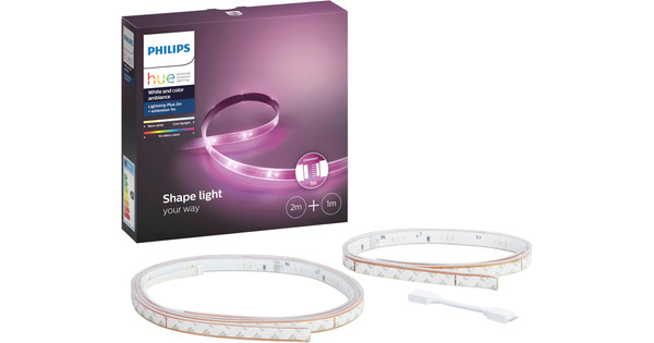 Philips Hue Lightstrip Plus 2 meters + 1 meter - Smart lights - Coolblue