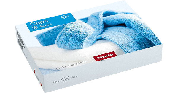 Miele wasverzachter Aqua 9 caps - Coolblue - Voor 23.59u, morgen in huis