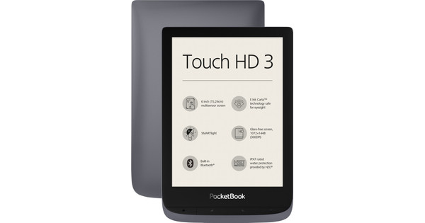 Pocketbook Touch HD 3 Grijs - Coolblue - Voor 23.59u, morgen in huis