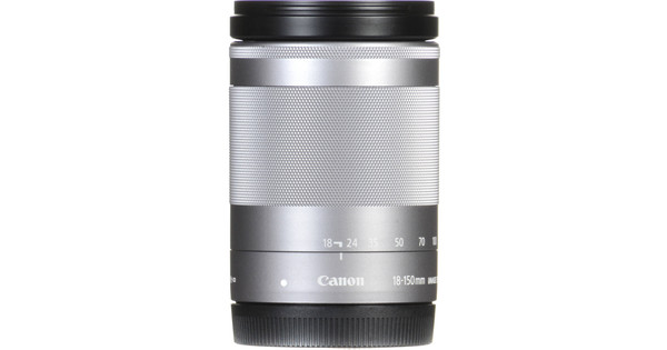 Canon EF-M 18-150mm f/3.5-6.3 IS STM Argent - Coolblue - avant 23:59, demain chez vous