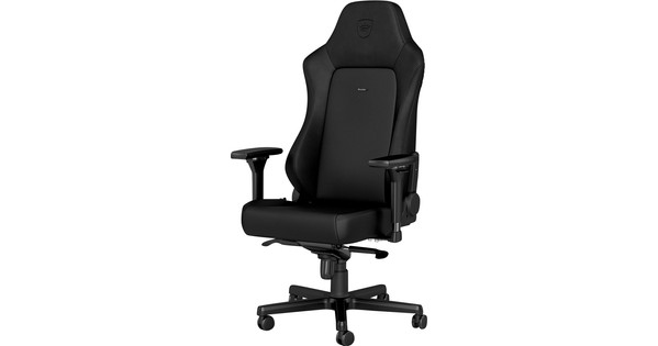 Noblechairs HERO Gaming Chair Black High-Tech Artificial Leather ...