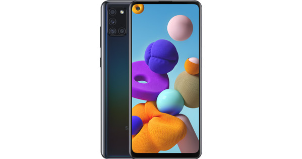 Samsung Galaxy A21s 32 Go Noir - Coolblue - avant 23:59, demain chez vous