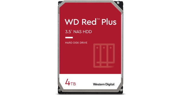 WD Red Plus 4TB - Coolblue - Voor 23.59u, morgen in huis