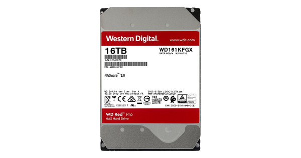 WD Red Pro WD WD161KFGX 16TB - Coolblue - Voor 23.59u, morgen in huis