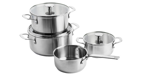 KitchenAid Stainless Steel Pannenset 4-delig - Coolblue - Voor 23.59u ...