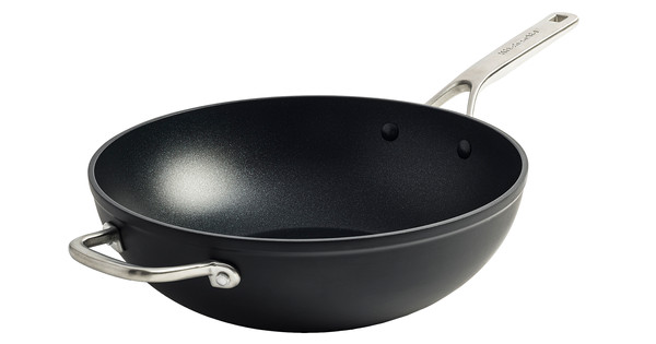 KitchenAid Forged Hardened Aluminium Wokpan 30 cm - Pannen - Coolblue