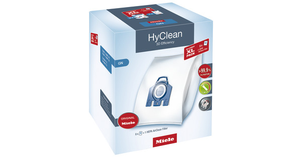 Miele XL Pack Hyclean 3D GN + HEPA Filter (8 units) - Coolblue - Before ...