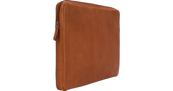 BlueBuilt 17-inch Laptop Cover Width 39 - 40cm Leather Cognac ...