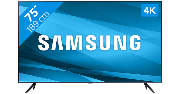 Samsung Crystal UHD 75AU7100 - Coolblue - avant 23:59, demain chez vous