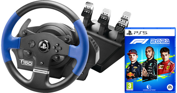 Thrustmaster T150 RS Pro + F1 2021 PS5 | Coolblue | Racesturen