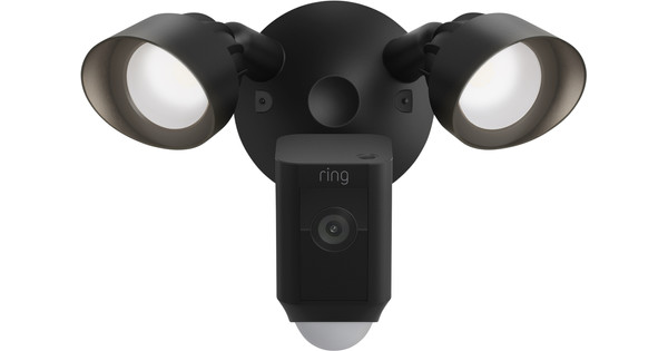 Ring Floodlight Cam Wired Plus Zwart - Coolblue - Voor 23.59u, morgen ...