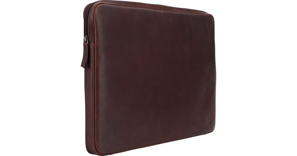BlueBuilt 17-inch Laptop Cover Width 41 - 42cm Leather Brown - Coolblue ...