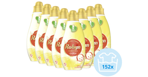 Robijn Klein & Krachtig Collections Zwitsal Color Lessive Liquide - 8 ...