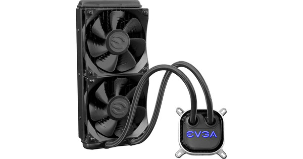 EVGA CLC 240mm All-In-One RGB LED CPU Liquid Cooler - Coolblue - Voor ...