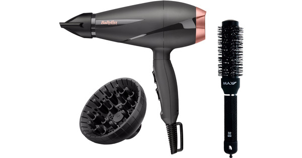 BaByliss Smooth Pro 2100 6709DE + Max Pro Ceramic Radial Brush - 32 mm ...