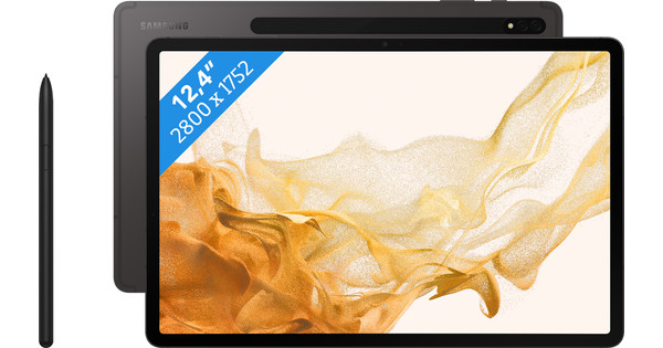 Samsung Galaxy Tab S8 Plus 12.4 inch 128GB Wifi Grijs - Coolblue - Voor ...