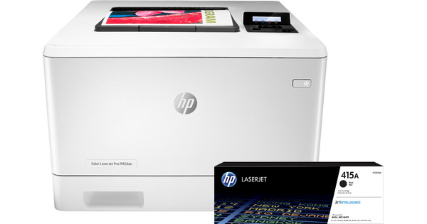 HP Color LaserJet Pro M454dn + 1 Toner Noir Supplémentaire ...
