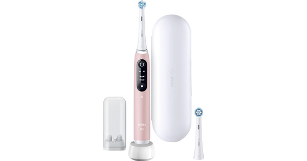Oral-B iO Series 6N Licht Roze + extra iO Gentle Care opzetborstel ...