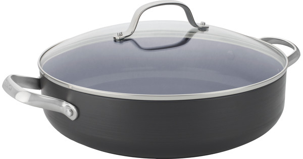 GreenPan Venice Pro High-Sided Skillet with Lid 26cm - Coolblue ...