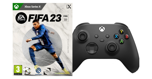 FIFA 23 Xbox Series X + Xbox Wireless controller Zwart - Coolblue ...
