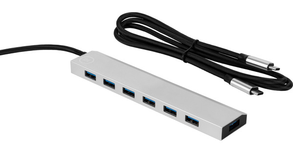 BlueBuilt USB 3.0 Hub 7 Ports - Coolblue - Before 23:59, delivered tomorrow