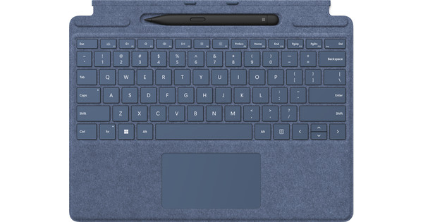 Microsoft Surface Pro Signature Keyboard with Slim Pen 2 Blue AZERTY ...