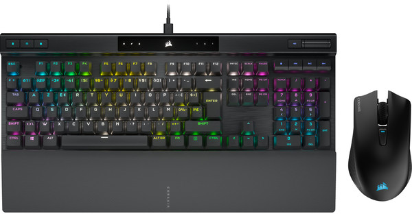 Corsair K70 RGB PRO Gaming Keyboard AZERTY + Corsair Harpoon Gaming ...