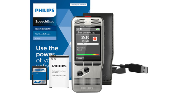 Philips PocketMemo Dicteerapparaat DPM6000 - Coolblue - Voor 23.59u ...