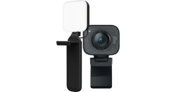 Logitech Litra Glow Streaming Lamp + StreamCam Grijs - Coolblue - Voor ...