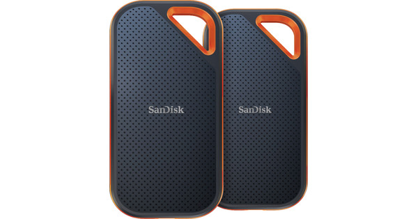 Sandisk Extreme Pro Portable SSD 2TB V2 - Duo Pack - Coolblue - Voor 23.59u, morgen in huis