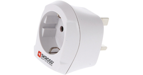 Skross Europa naar UK Adapter - Coolblue - Voor 23.59u, morgen in huis
