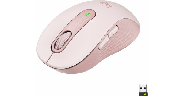 Logitech Signature M650 L Wireless Mouse Pink - Coolblue - Before 23:59 ...