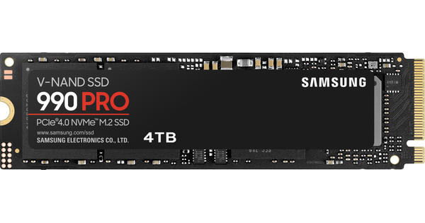 Samsung 990 Pro 4 To NVMe SSD - Coolblue - avant 23:59, demain chez vous