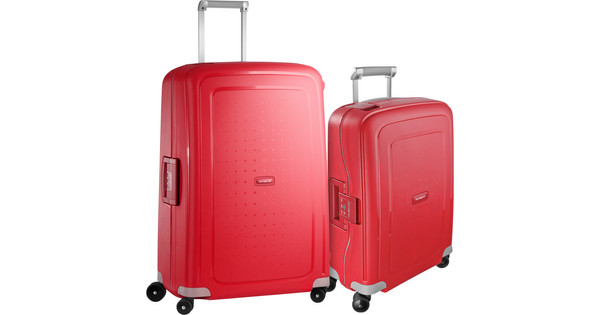 Samsonite S'Cure Spinner 75cm Crimson Red Duo Kofferset - Coolblue ...