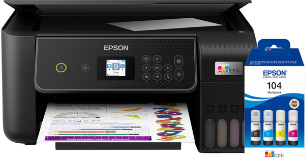 Epson EcoTank ET-2871 + 1 set extra inkt - Coolblue - Voor 23.59u ...