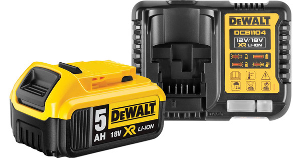 DeWalt DCB184-XJ 18V 5.0Ah Battery + XR Multivoltage - Coolblue ...